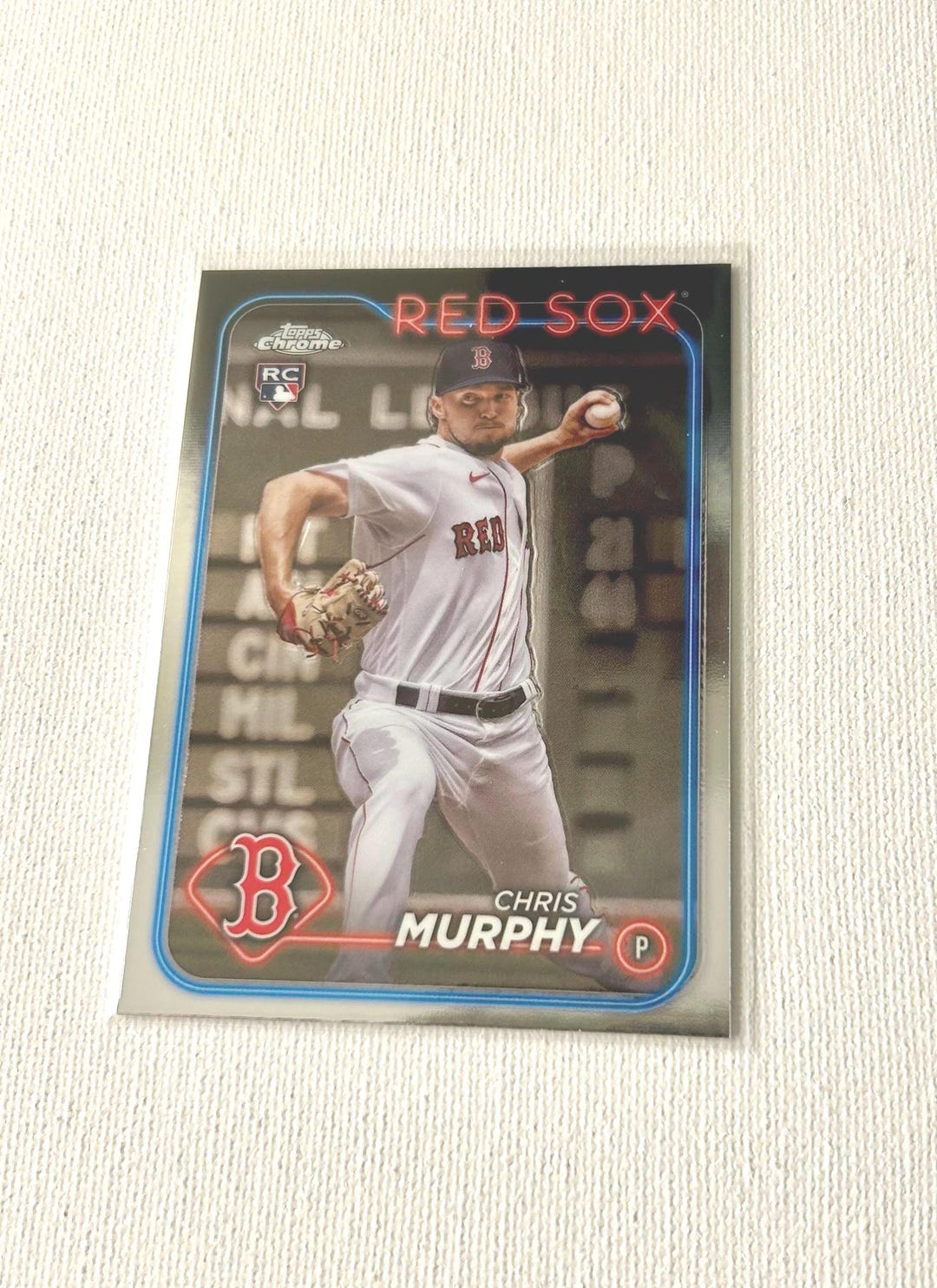 Baseball Card - Chris Murphy #47 - Boston Red Sox - 2024 Topps Chrome ...