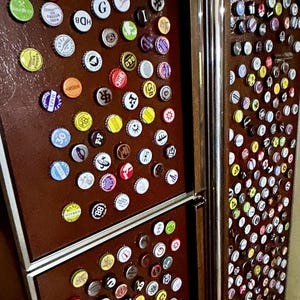 Bottle Cap Magnets Made From Craft Beer Bottles - Random Selection ...