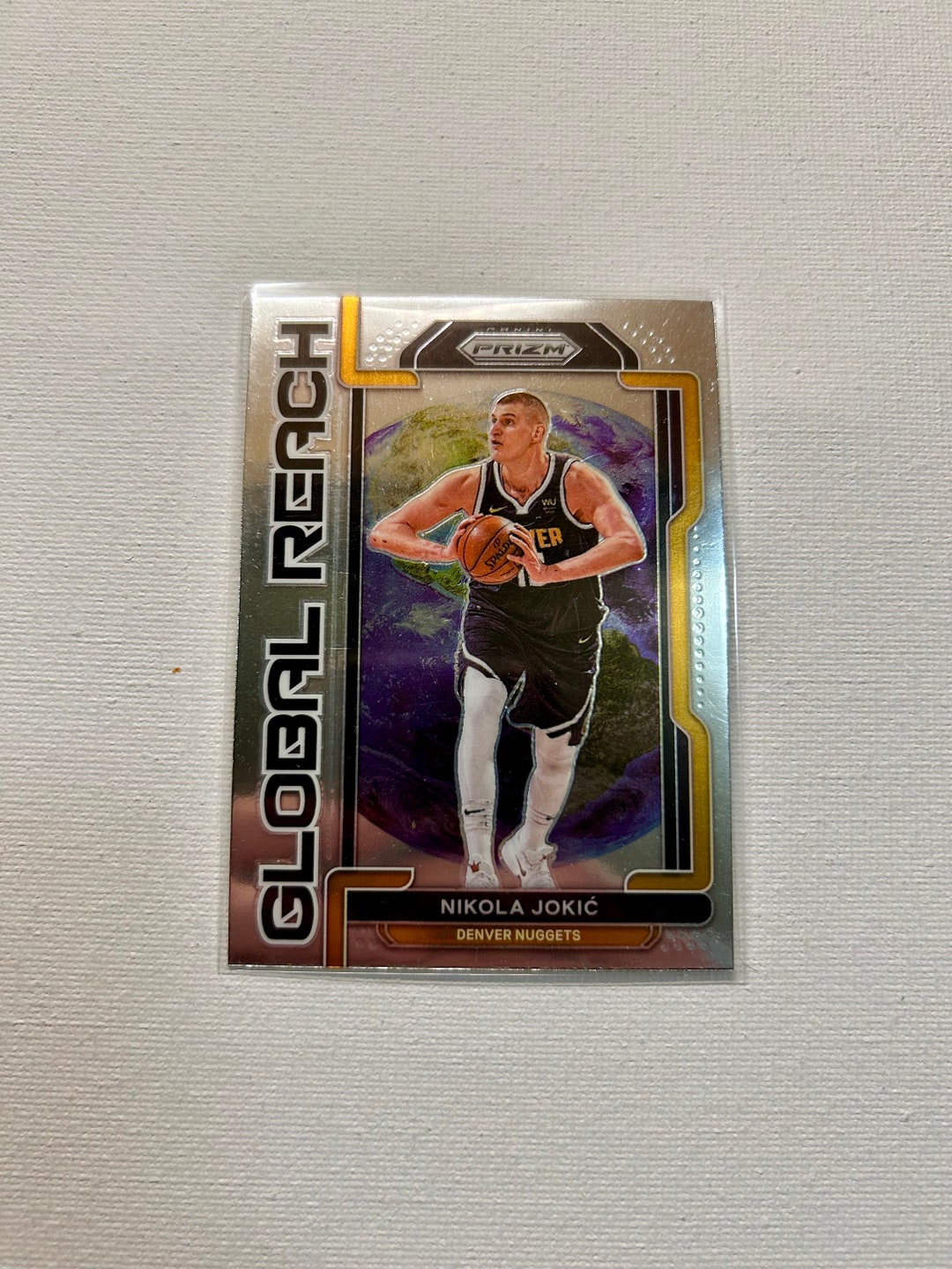 Basketball Card - Nikola Jokic #3 - Global Reach Silver Denver Nuggets ...