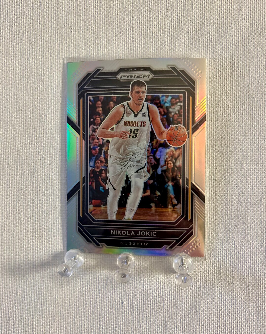 Basketball Card Nikola Jokic 39 Silver Holo Denver Nuggets 2022 Panini ...