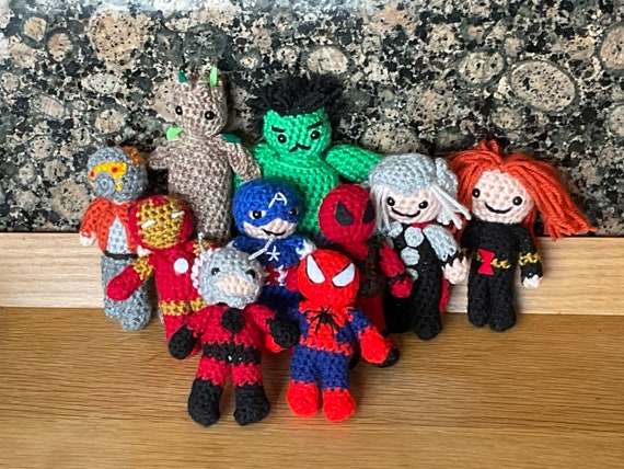 Marvel Super Hero Individual Crochet Amigurumi Figures as - Etsy UK