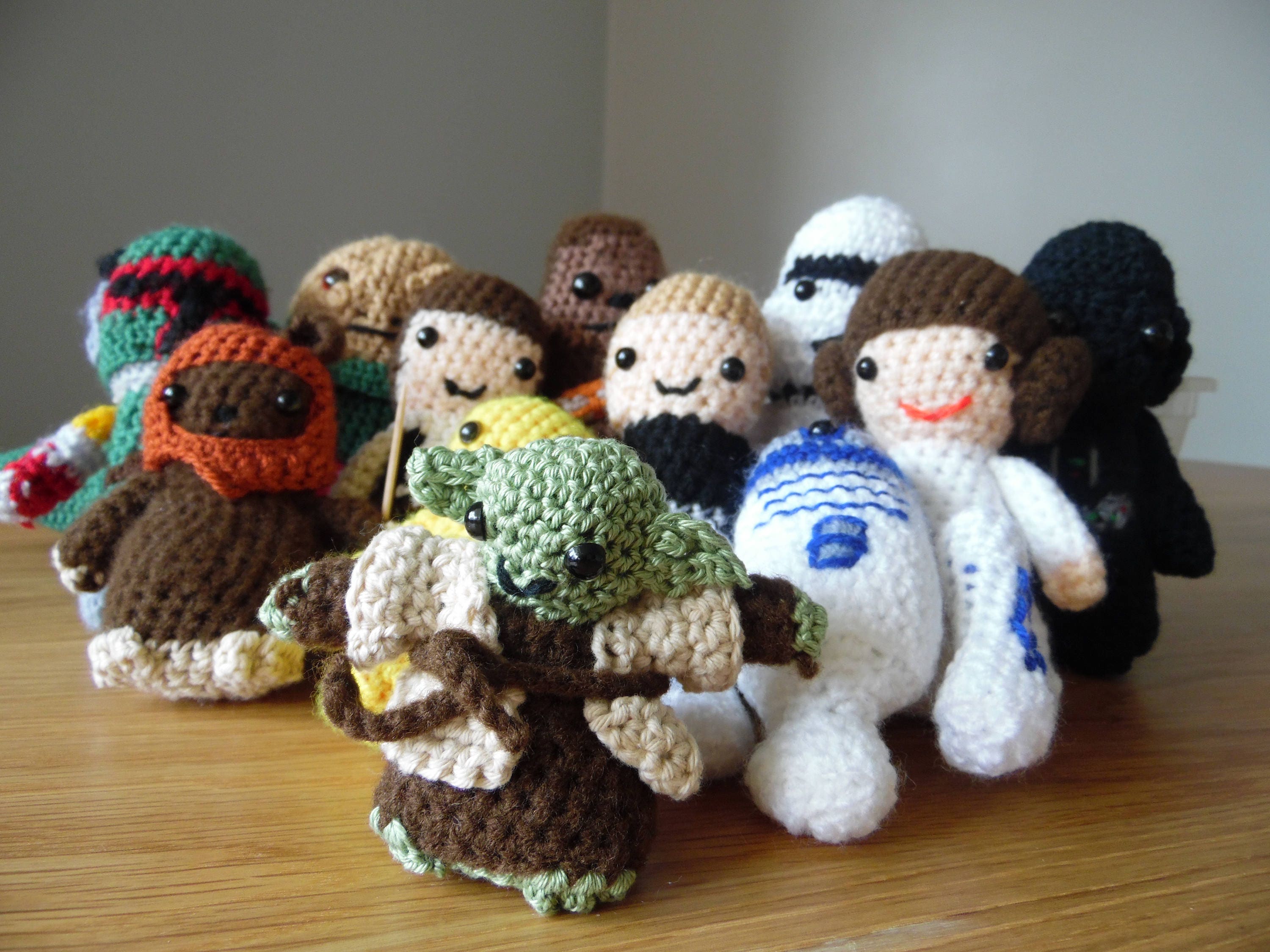 Star Wars Inspired Amigurumi Crochet Plush Characters - Etsy