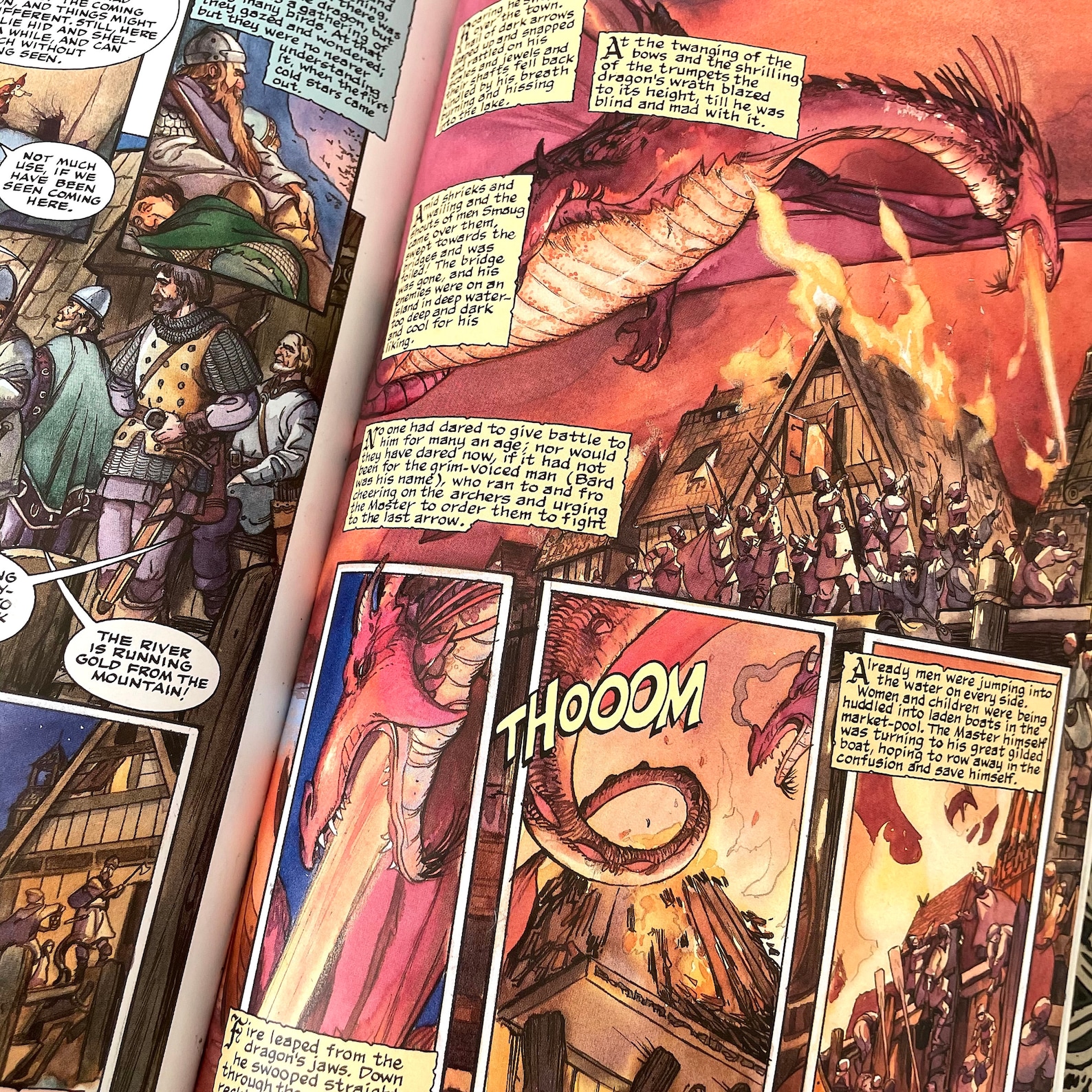 The Hobbit Graphic Novel. Illustrated JRR Tolkien Vintage | Etsy The Hobbit Graphic Novel. Illustrated JRR Tolkien Vintage | Etsy