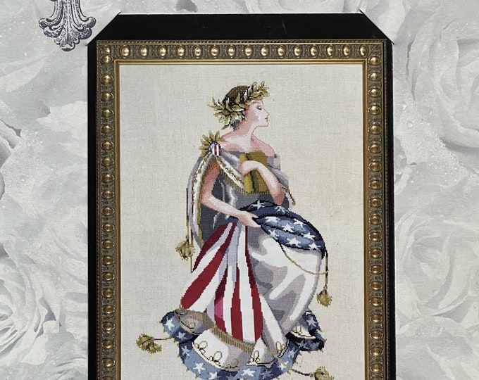 Mirabilia Queen of Freedom MD64 Cross Stitch Chart OOP Hard to Find - Etsy