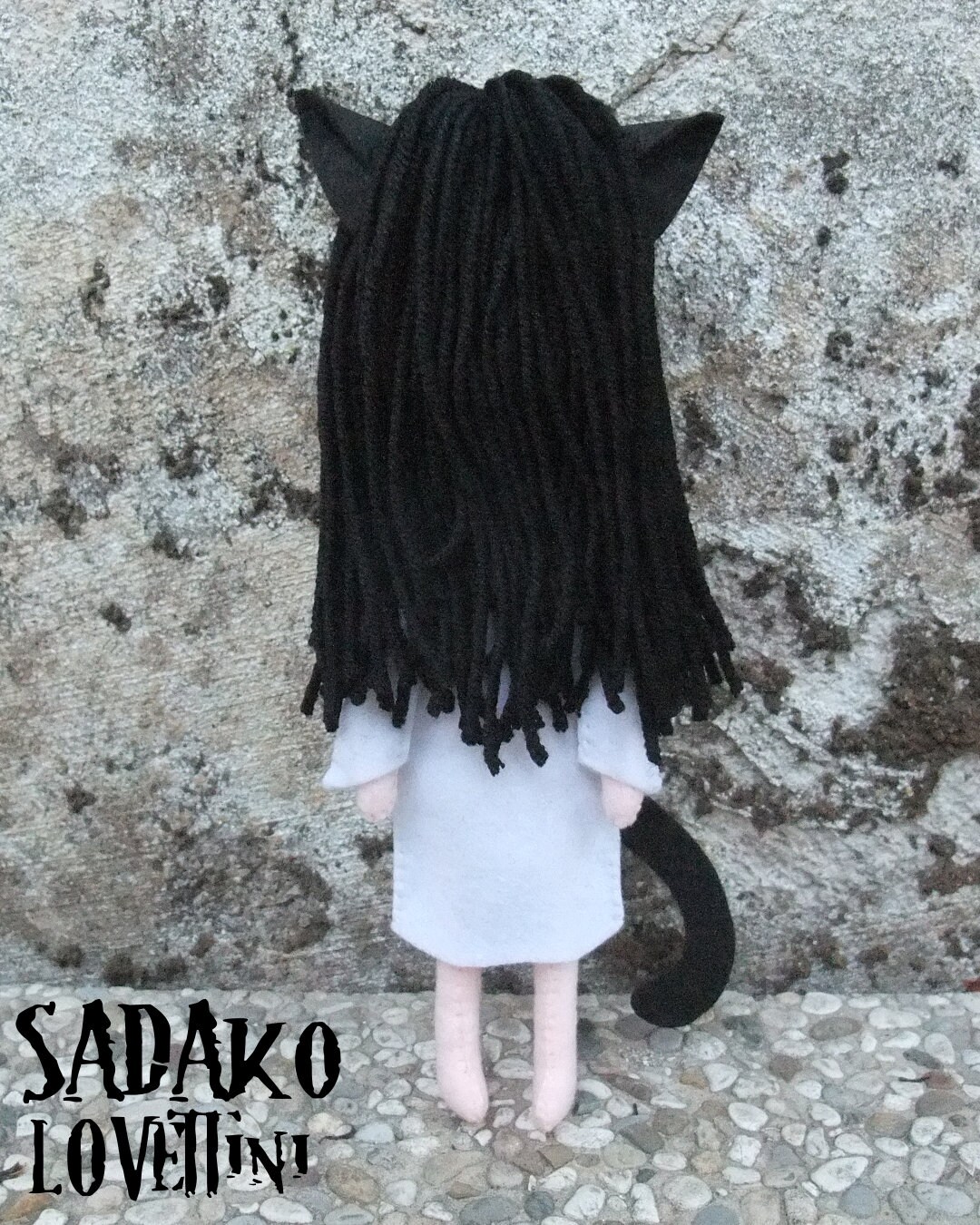 PDF Pattern Tutorial Diy - Sadako the Ring - Plush/doll Felt Tutorial ...