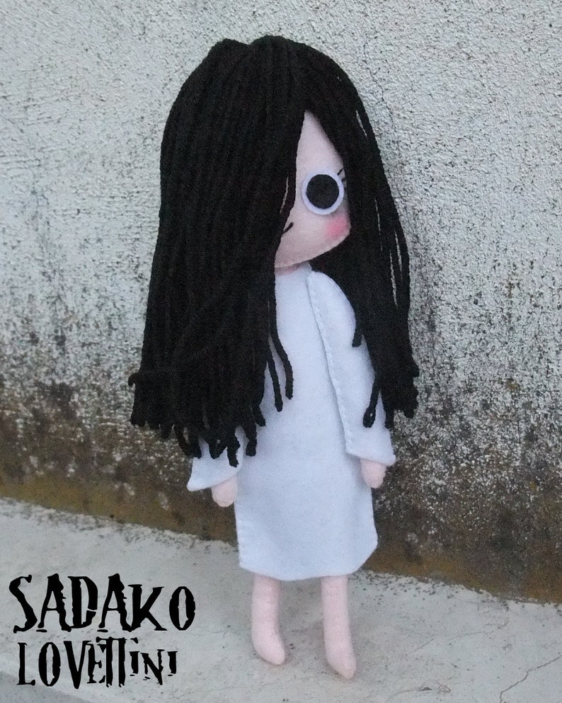 PDF Pattern Tutorial Diy - Sadako the Ring - Plush/doll Felt Tutorial ...