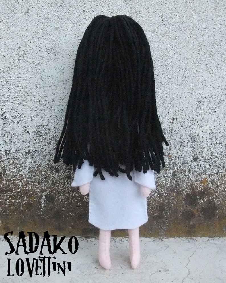 PDF Pattern Tutorial Diy - Sadako the Ring - Plush/doll Felt Tutorial ...