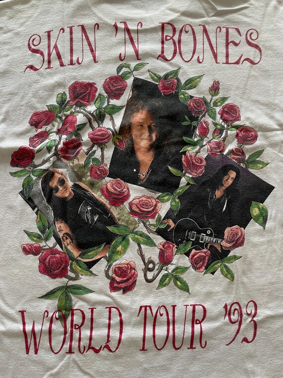 Vintage Guns N' Roses "Skin 'N Bones World Tour 1993"… - Gem