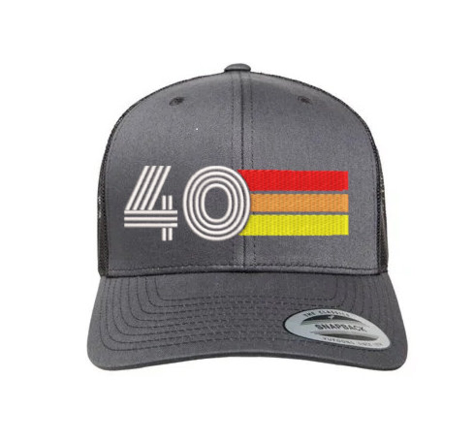40 Birthday Cap, Hat for 40th Birthday, Embroidered Birthday Gift for ...