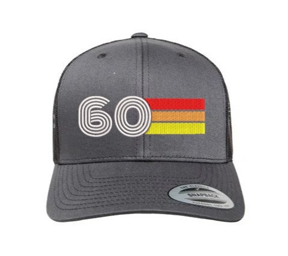 1960 Birthday Cap Hat for 60th Birthday Embroidered Birthday | Etsy