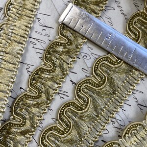 2yds 5/8 or 3yds of 1 German Metallic Gimp Braid Trim - Etsy
