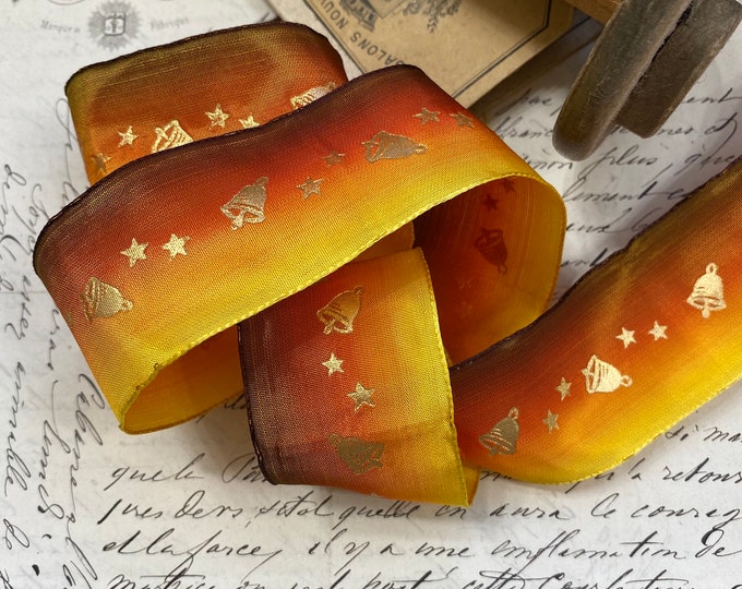 2.625 Vintage French Wired Ombre Ribbon Trim, RAYON/ACETATE , Bridal ...