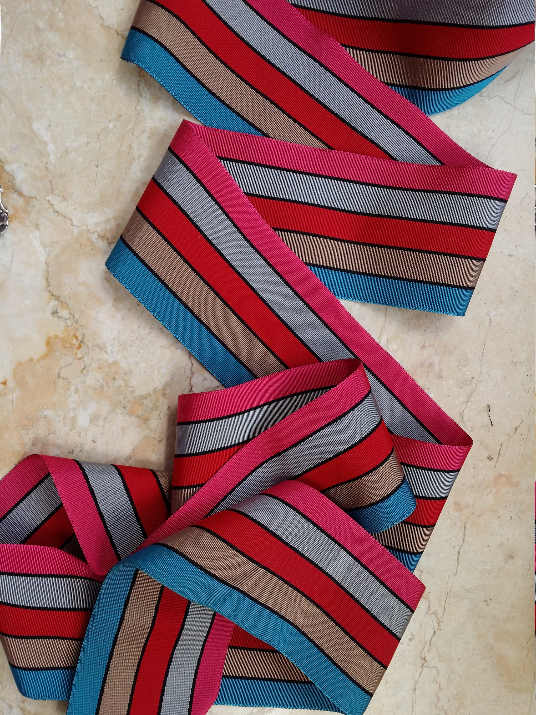 3 Straight Edge Stunning Vintage Stripe Millinery Ribbon - Etsy