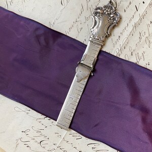 2.875” Vintage French Wired Taffeta Ribbon Iridescent Grape Jewel Tone ...