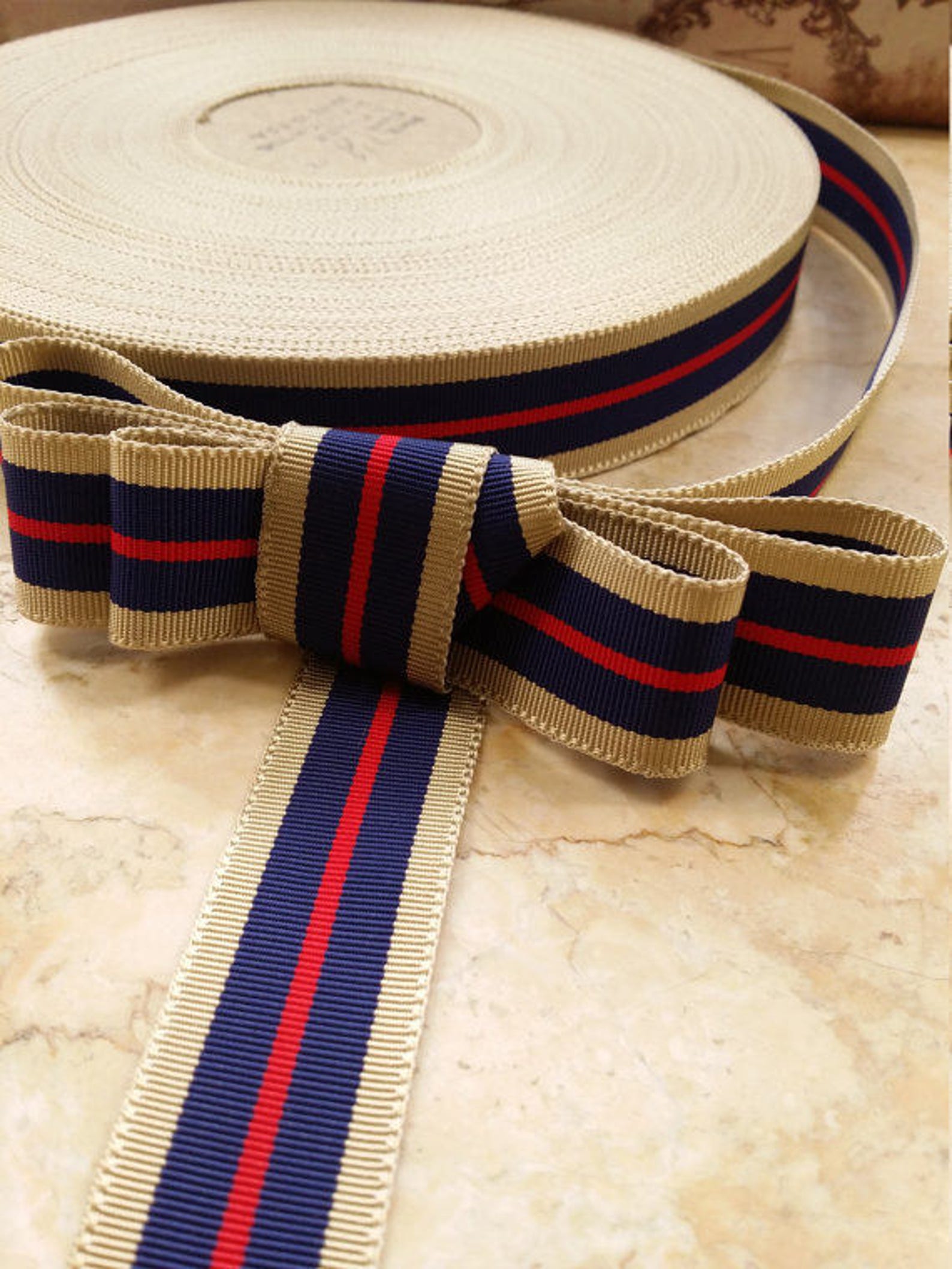 7/8 Vintage Straight Edge Woven Millinery Ribbon Trim - Etsy