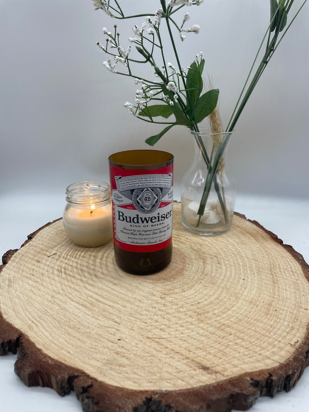 Beer Candle Budweiser Candle Budweiser Beer Gift Beer Drinker Gift for ...
