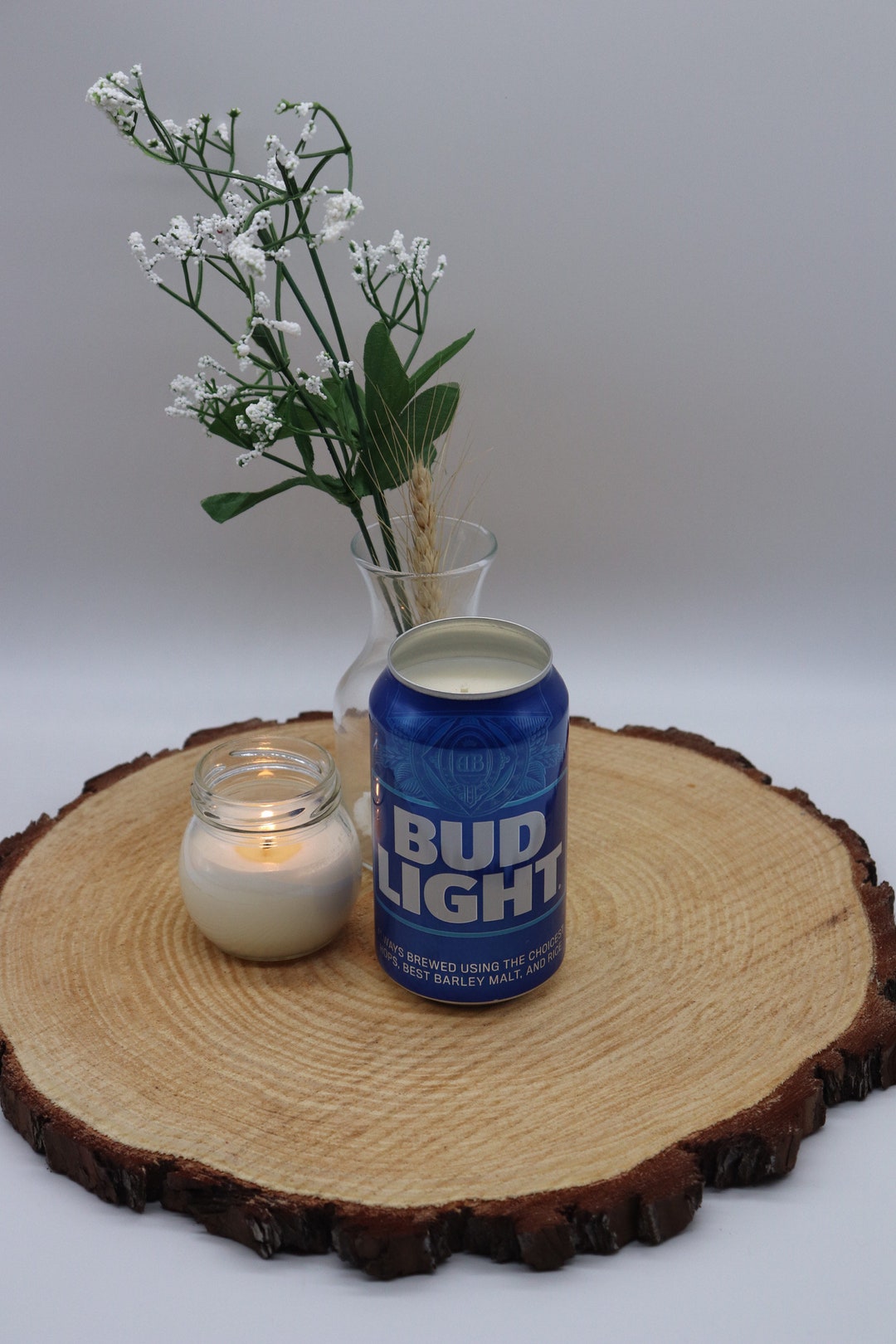 Bud Light Can Candle Fathers Day Gift for Dad Handmade Beer Candles ...