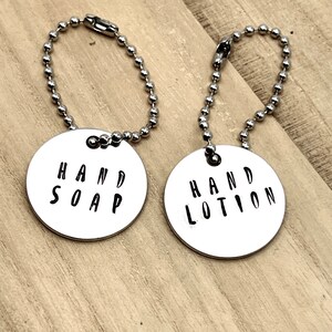 Dispenser Label | Hand Soap Tag | Lotion Dish Soap Label | Bathroom ...