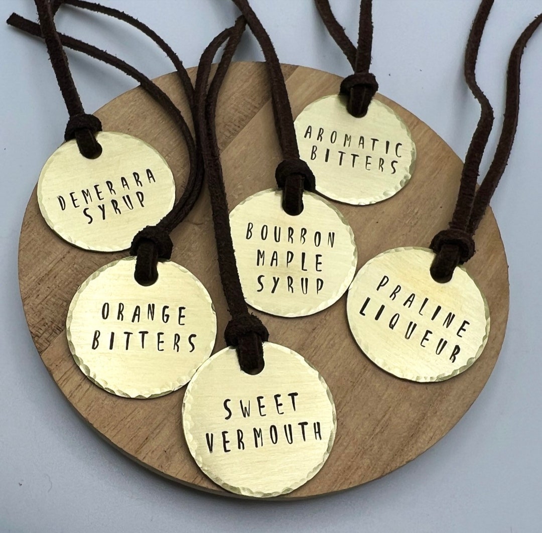 Liquor Label | Decanter Tag | Liquor Decanter Tag | Bar Label ...