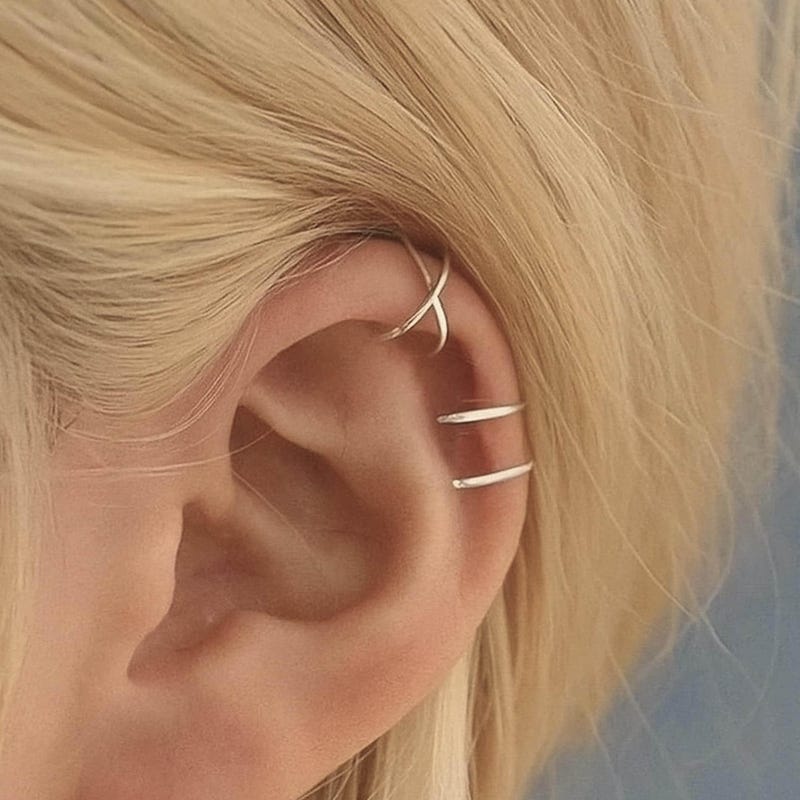Cross Ear Cuff - Etsy