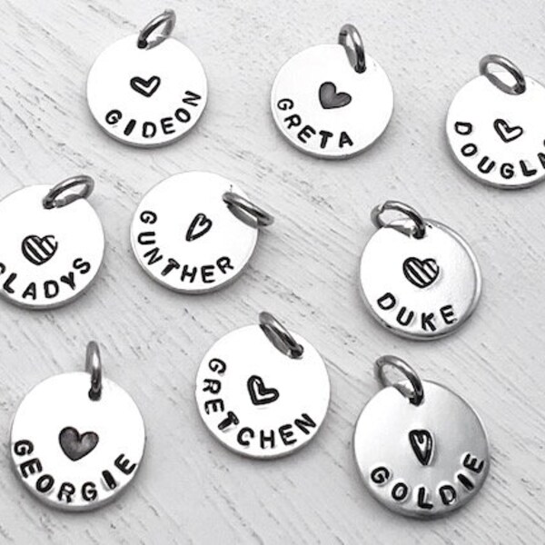 Personalized Name Charms - Etsy
