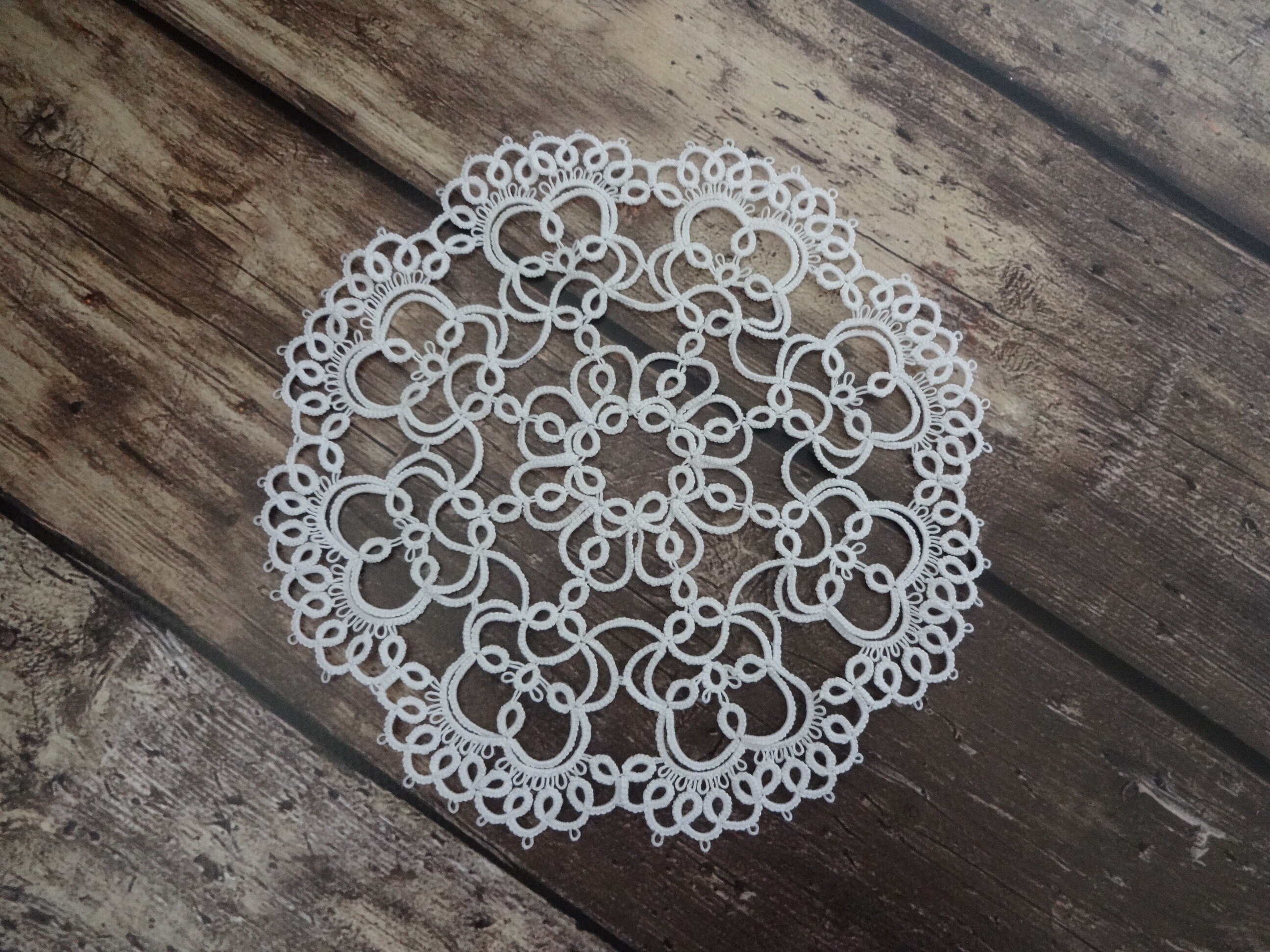 Doily Shuttle Tatting Patterns Set of 2 - Etsy