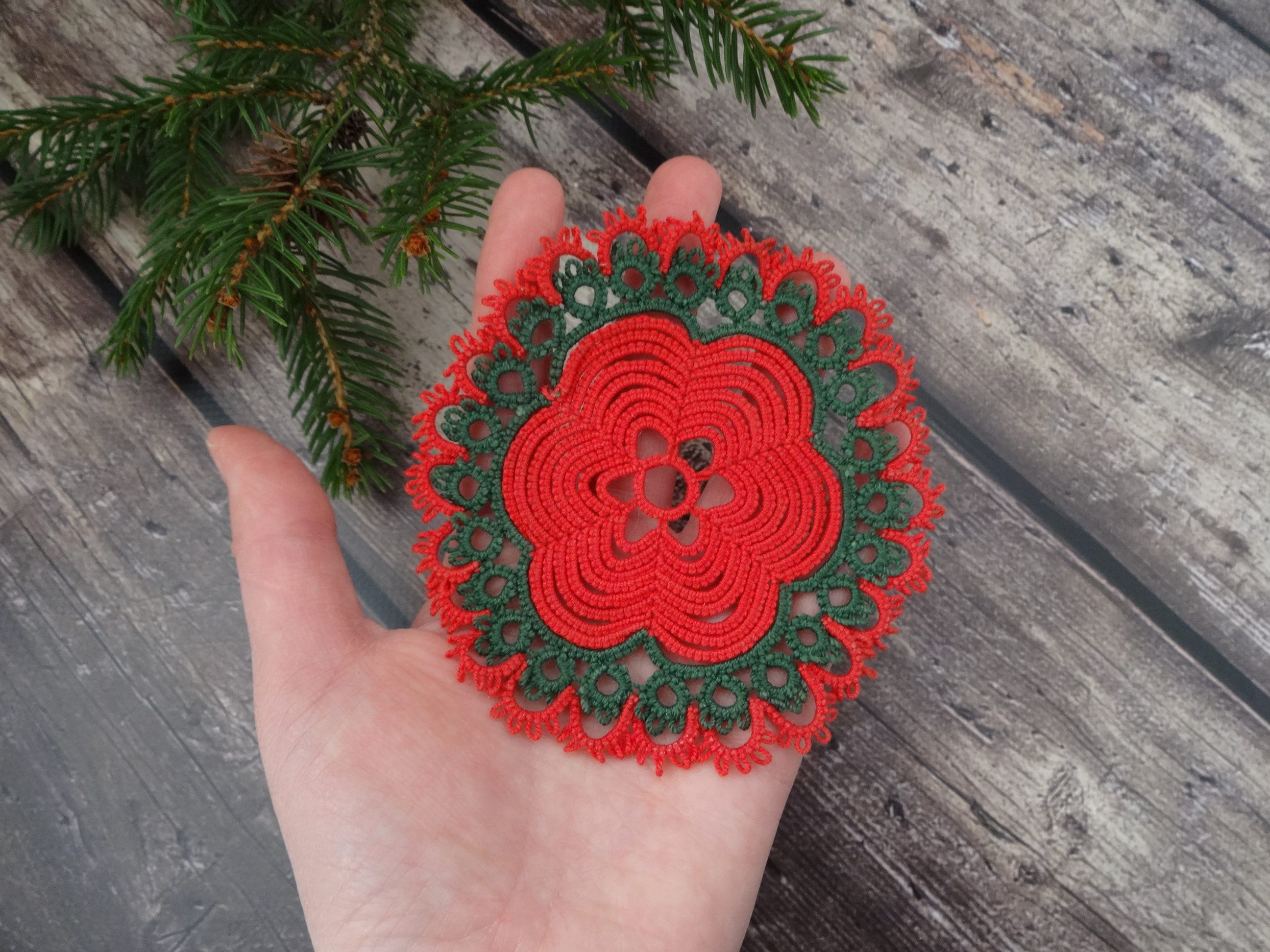 Doily Shuttle Tatting Patterns Set Of 2 Etsy