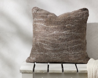 Felted Wool Pillow | Etsy