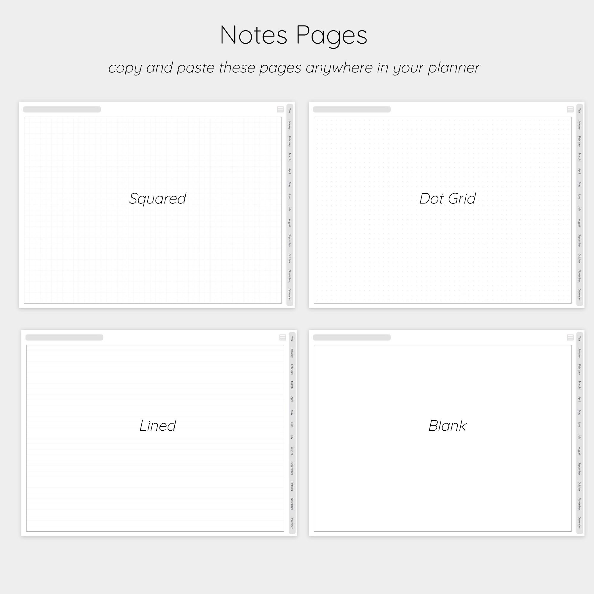 2021 DATED DIGITAL PLANNER Monday Start Goodnotes Planner - Etsy