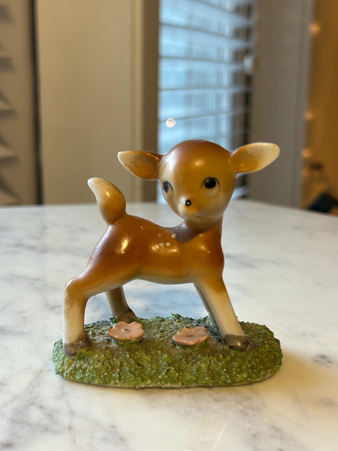 Vintage Japanese Fawn Figurine - Etsy