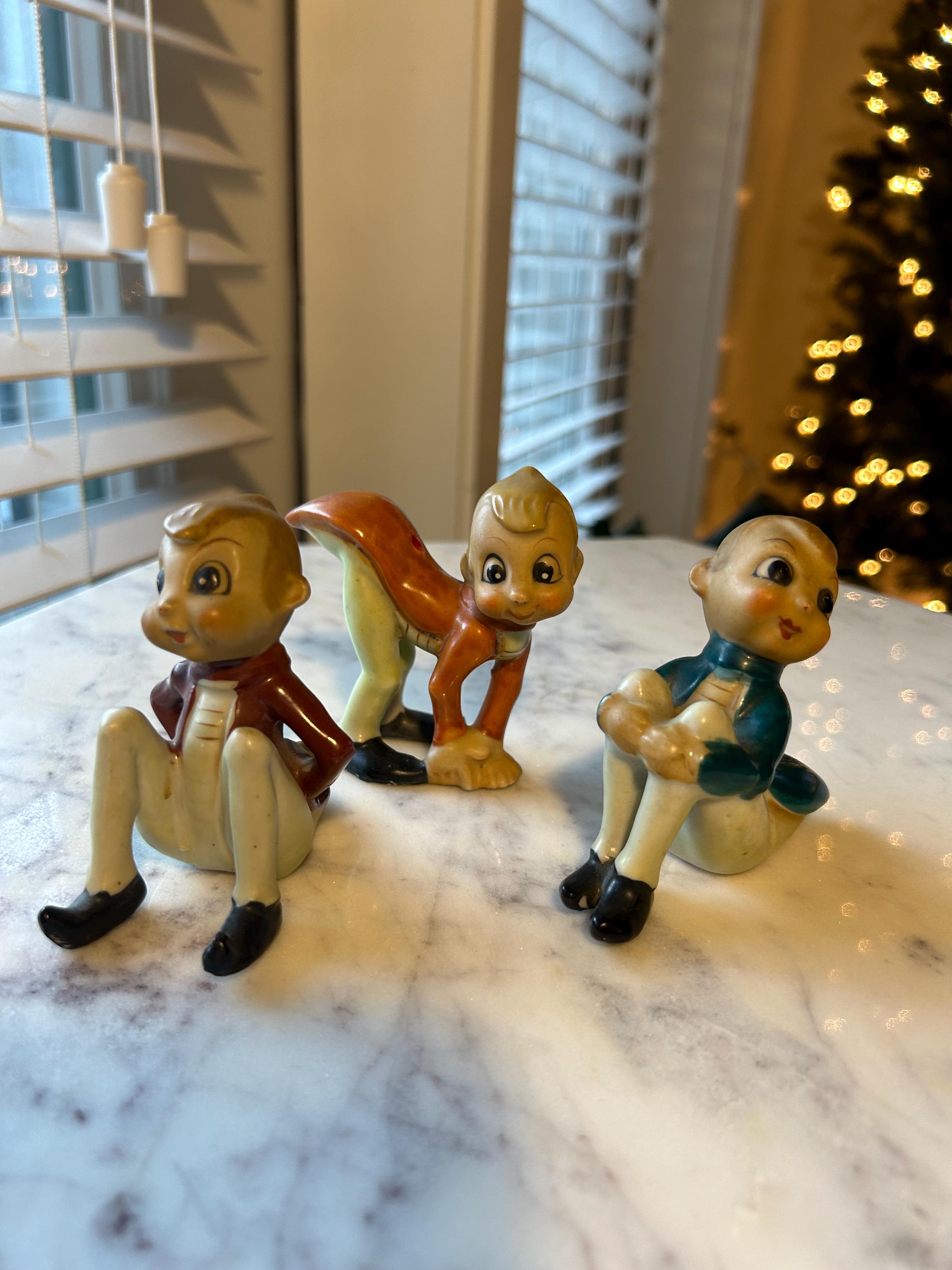 Vintage Japanese Elf/sprite Figurines (set of 3) - Etsy