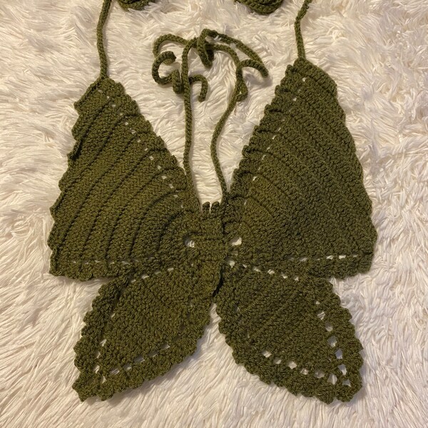 Crochet Butterfly Top - Etsy