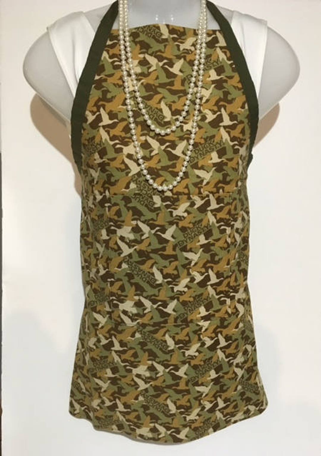 Duck Dynasty Green Camouflage Full Apron Cotton - Etsy
