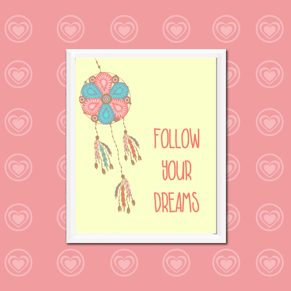 Follow Your Dreams Printable Poster - Etsy