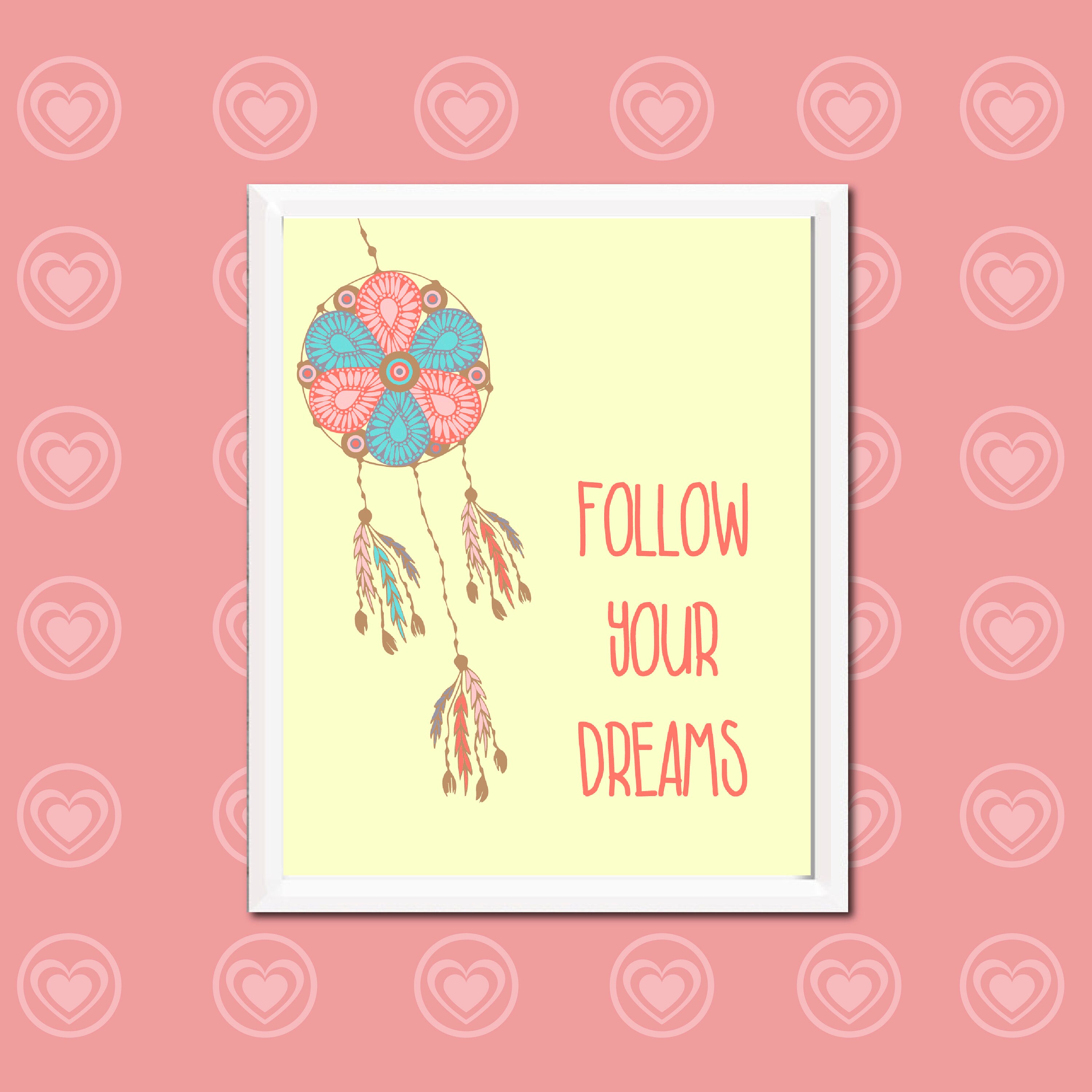Follow Your Dreams Printable Poster - Etsy