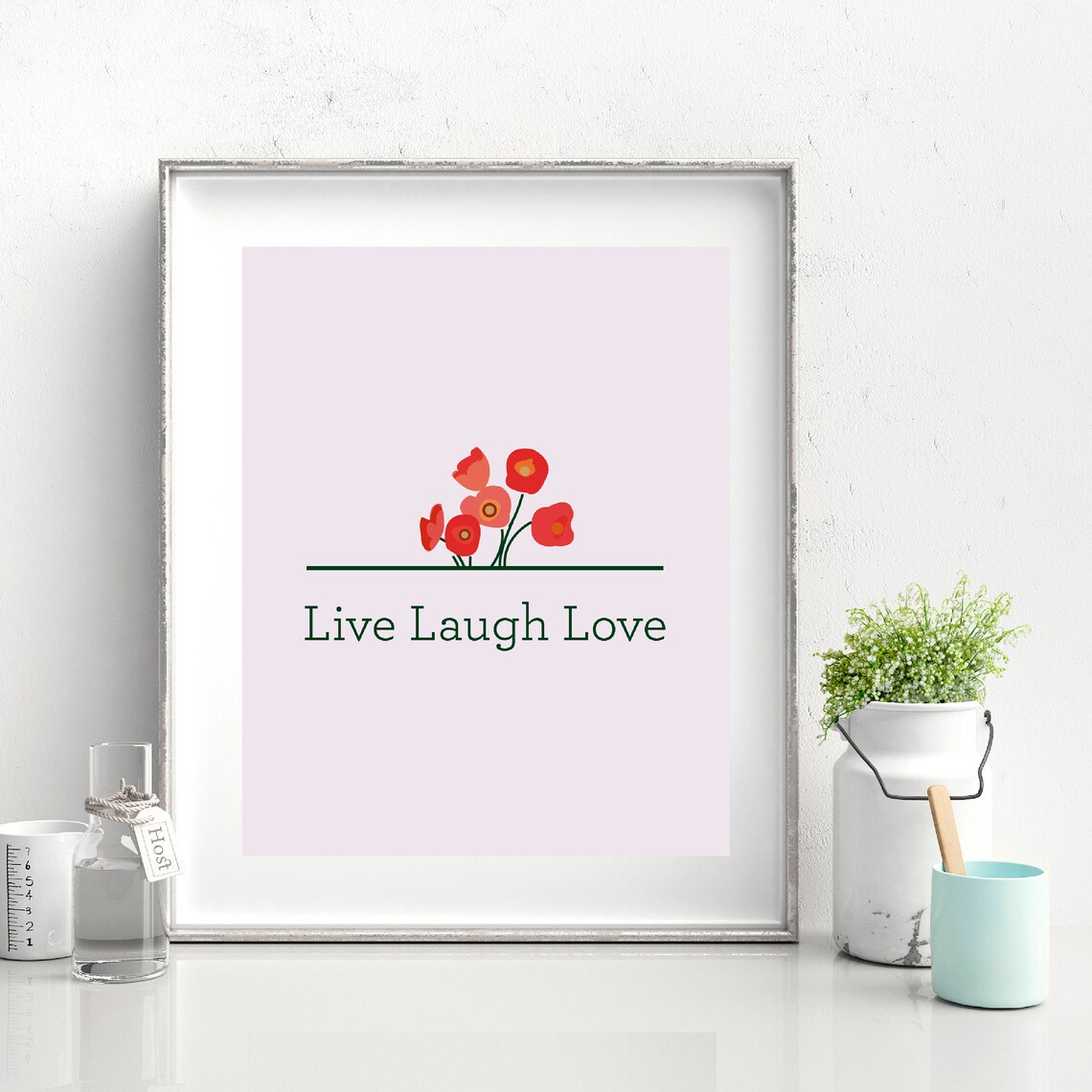 Live Laugh Love Printable Poster - Etsy