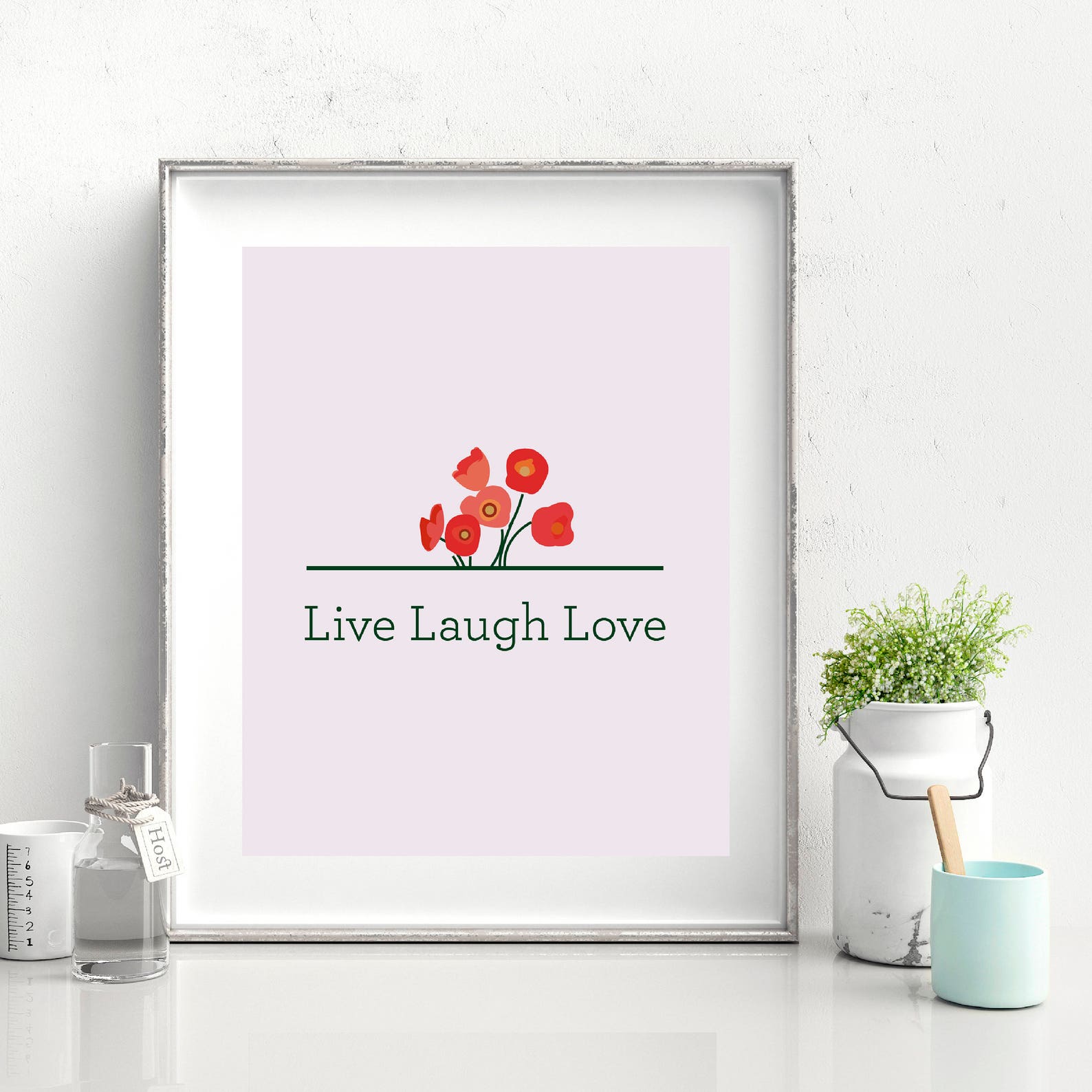 Live Laugh Love Printable Poster - Etsy
