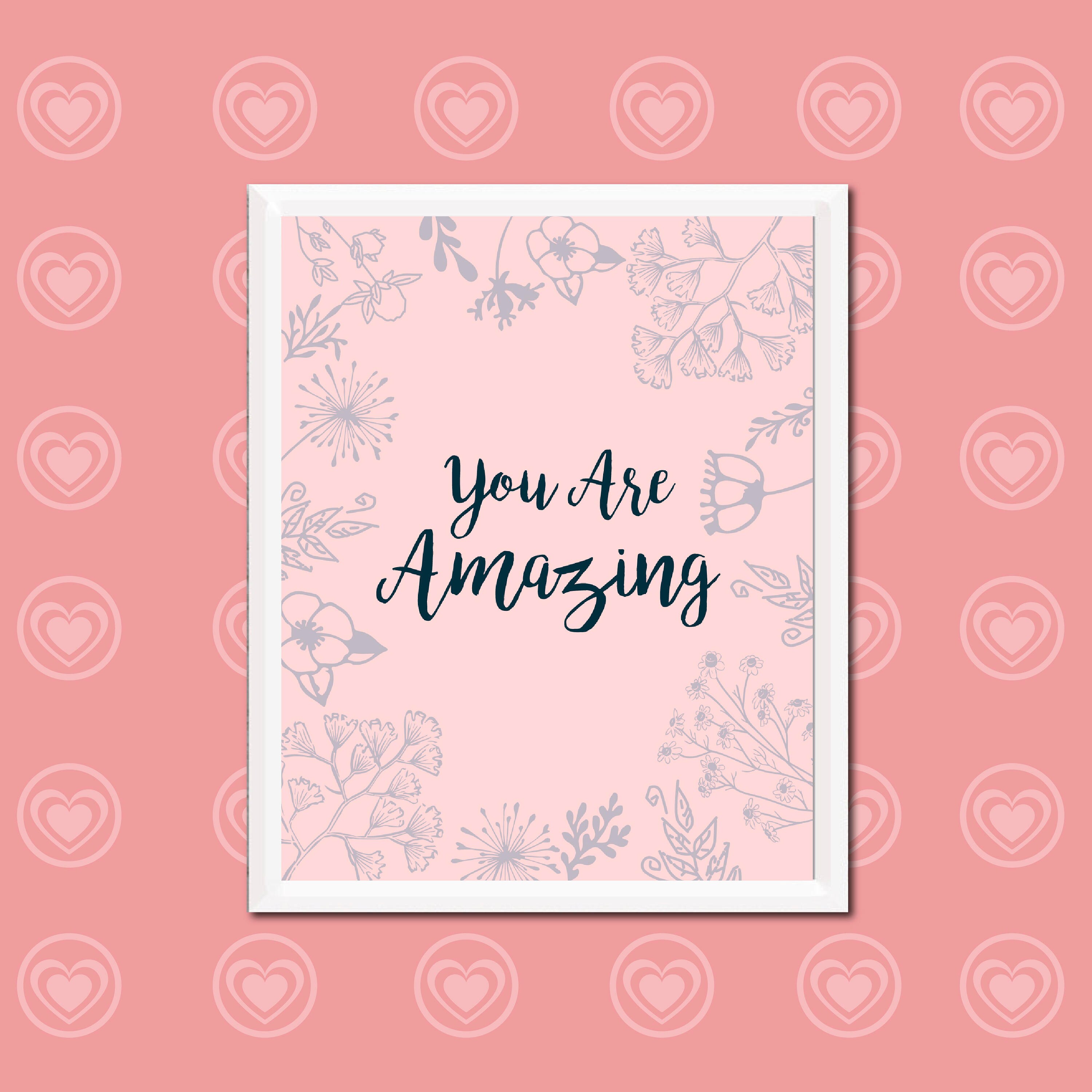 You Are Amazing Printable Poster - Etsy