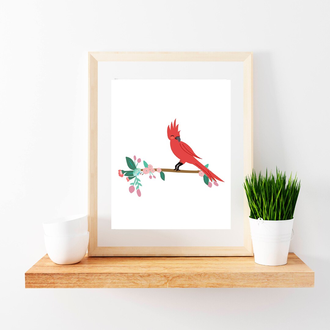 Cardinal Printable Poster - Etsy