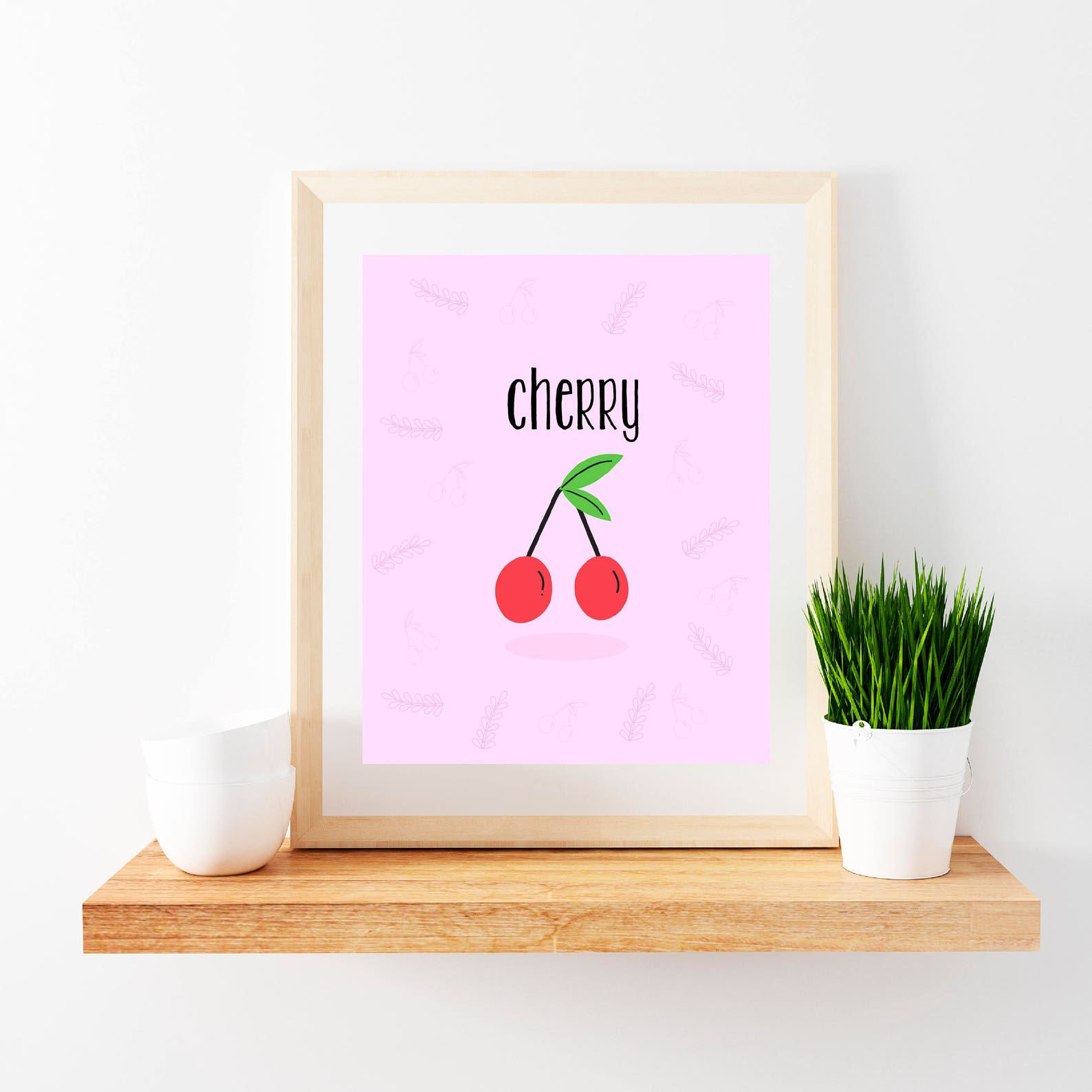 Cherry Printable Poster - Etsy
