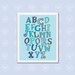 ABC Printable Poster (blue) - Etsy