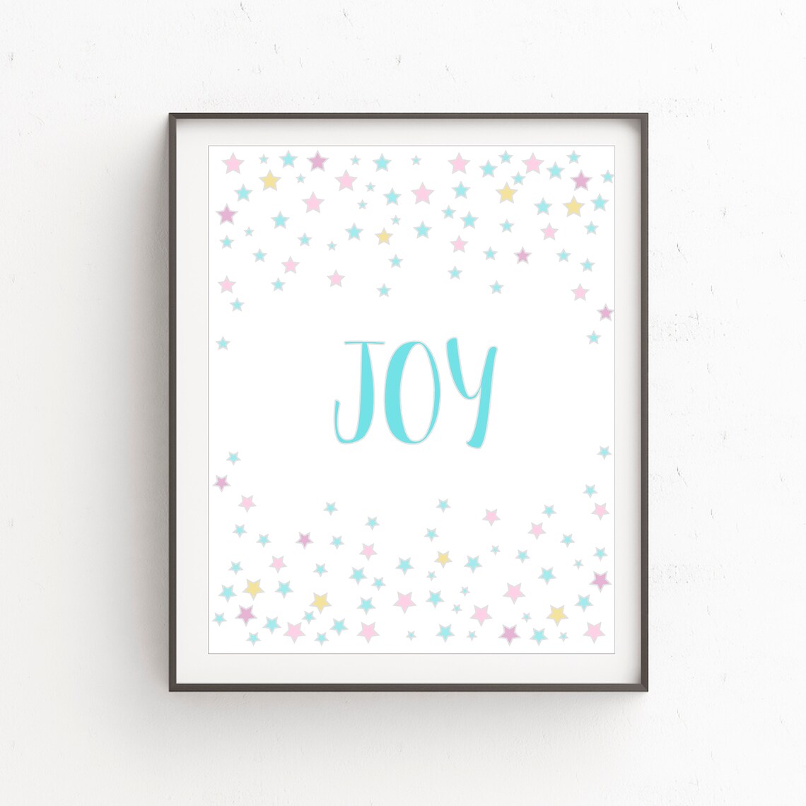 Joy Stars Printable Poster - Etsy