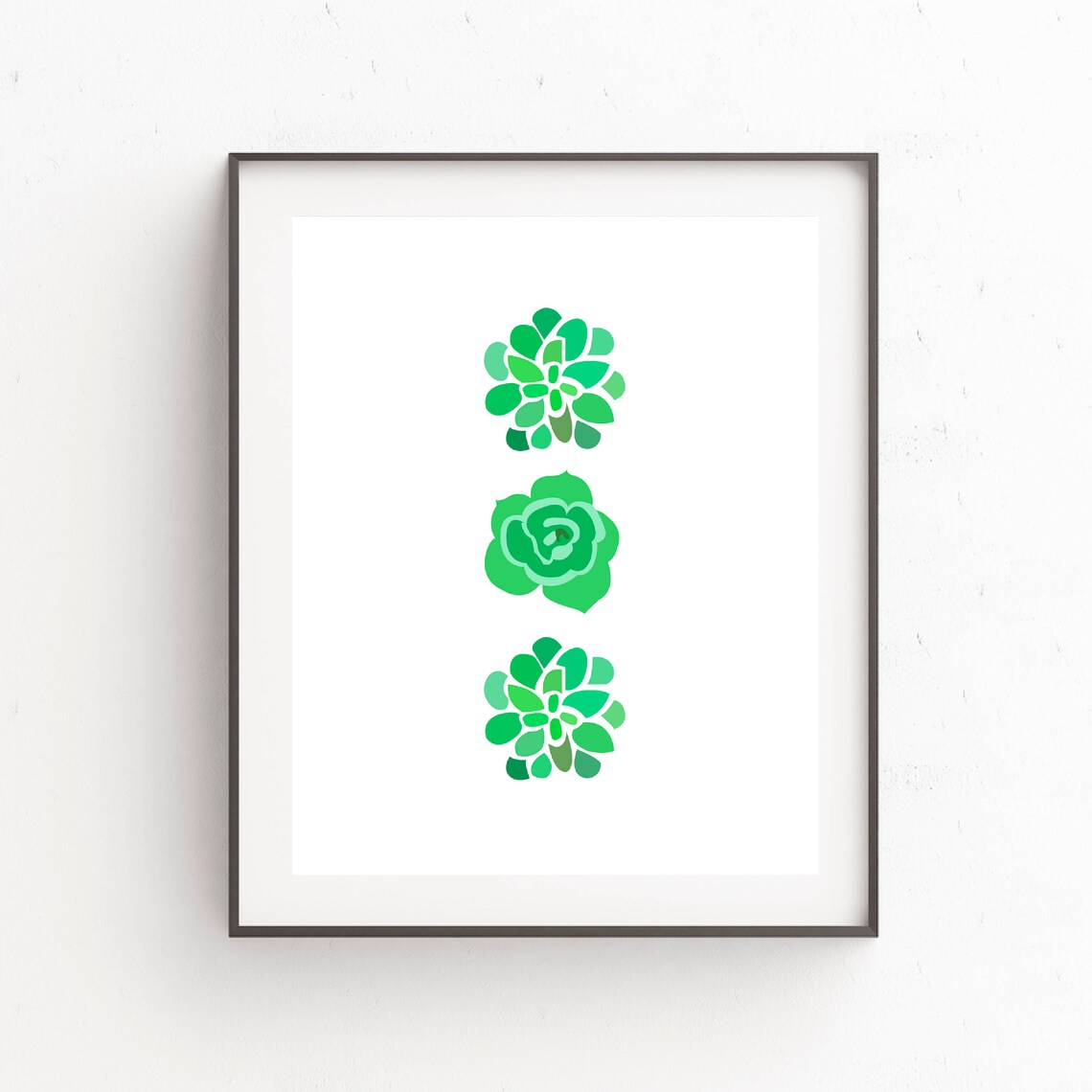 Succulent Flowers Printable Poster - Etsy