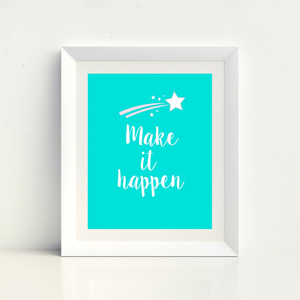 Make It Happen Printable Poster - Etsy