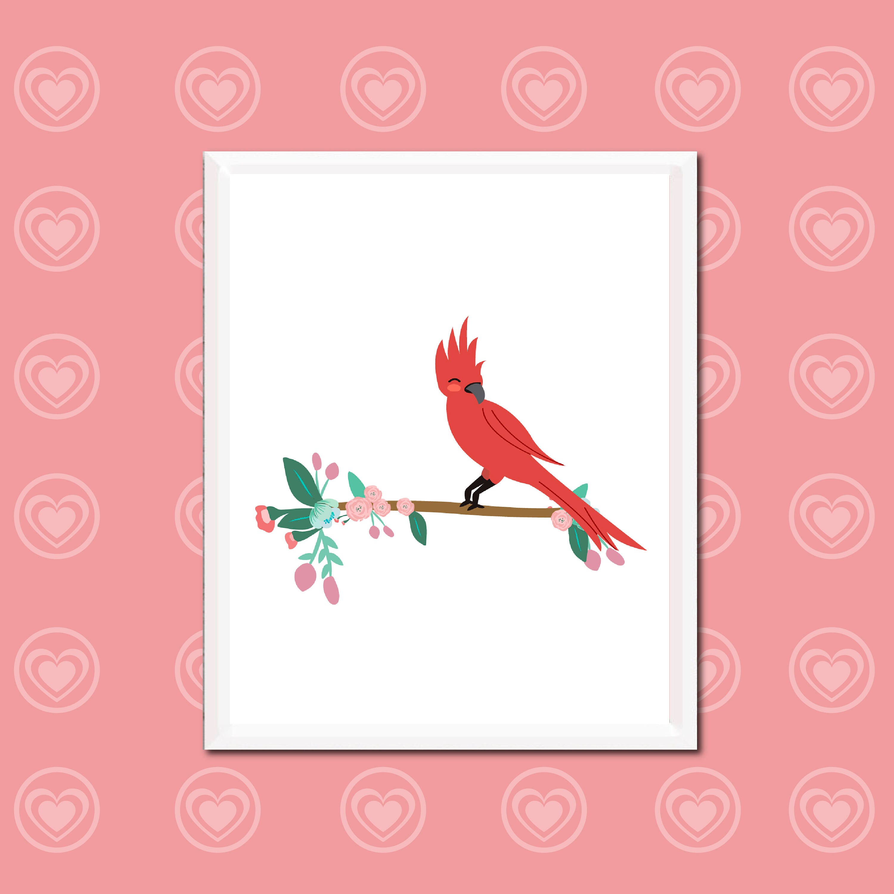 Cardinal Printable Poster - Etsy