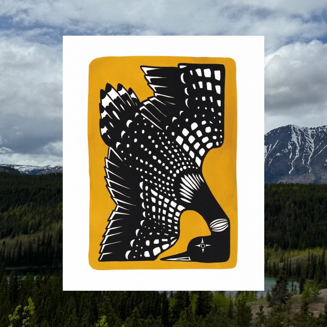 Loon Art Print 8x10 – Bird Wall Art, Nature Inspired Home Decor - Etsy