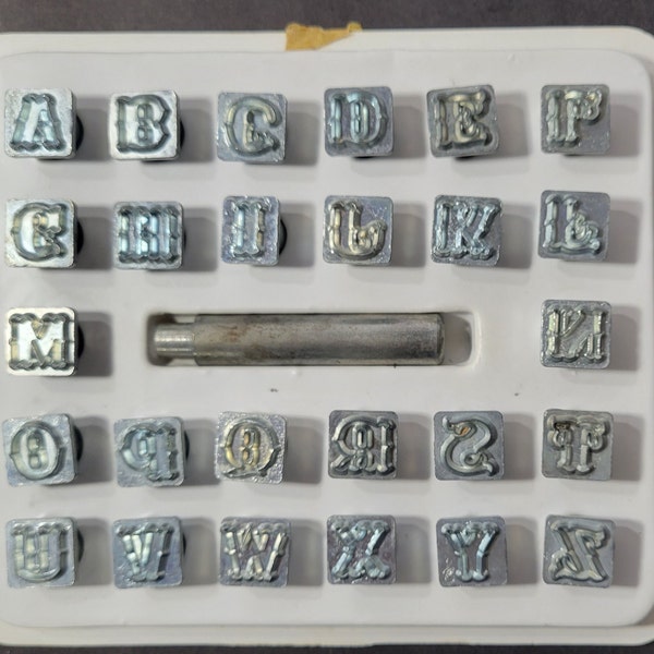 Metal Letter Punch Set - Etsy