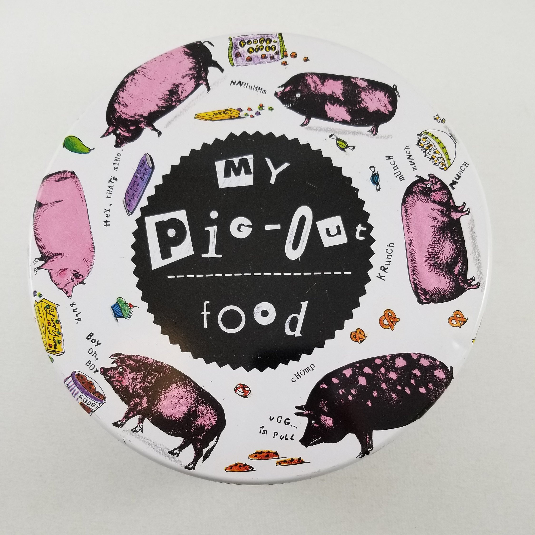 Pig-Out Food Tin Storage Container | Etsy