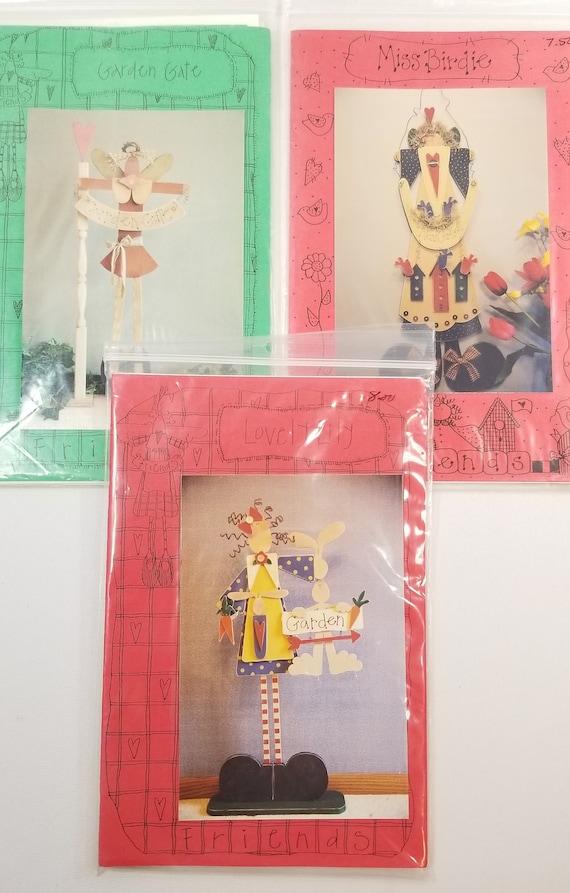 3 Tole Painting Pattern Packets Folk Art Decorative Painting | Etsy