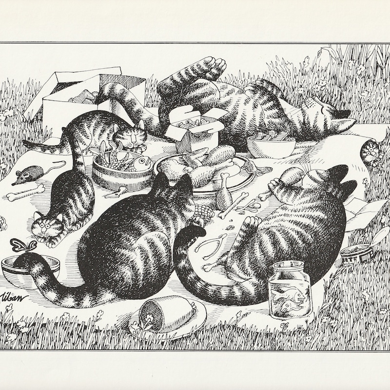 Kliban Cat Print - Etsy
